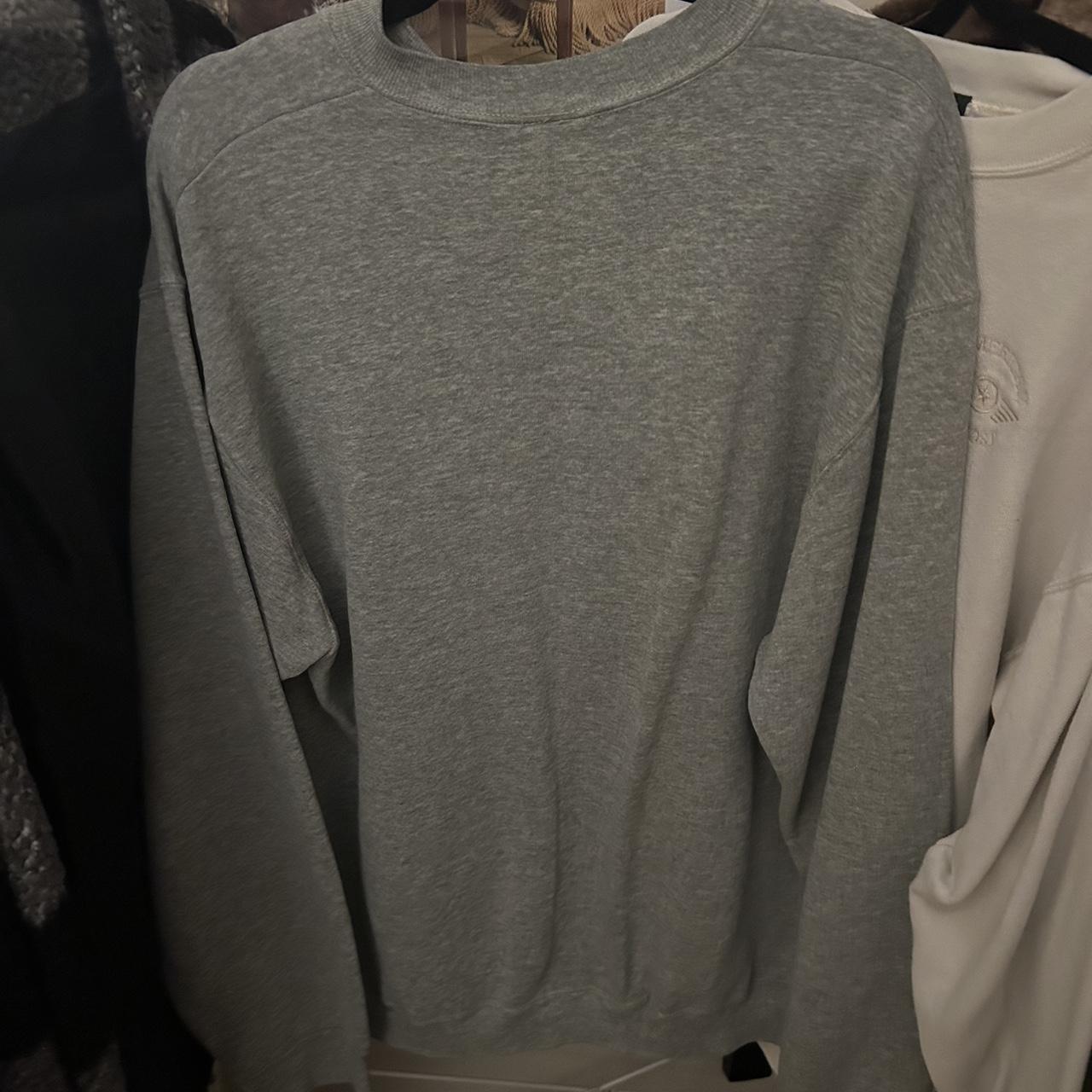 Vintage grey crewneck Wilson logo grey crewneck.... - Depop