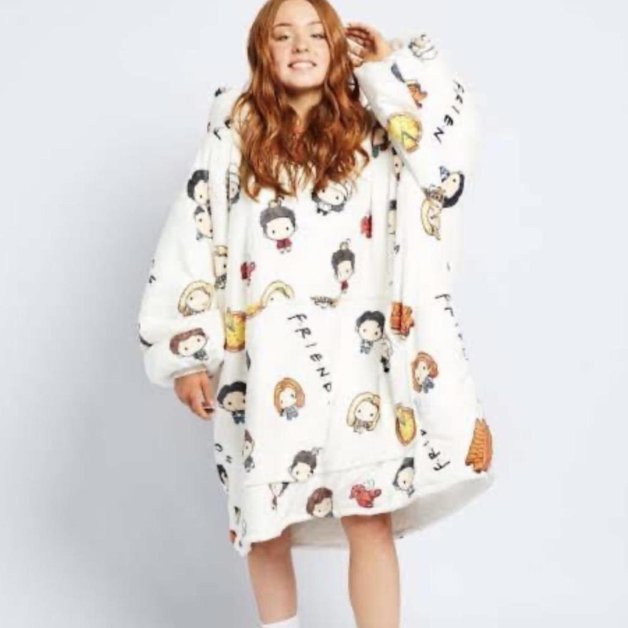 Friends TV Show Oodie white and multi-coloured... - Depop