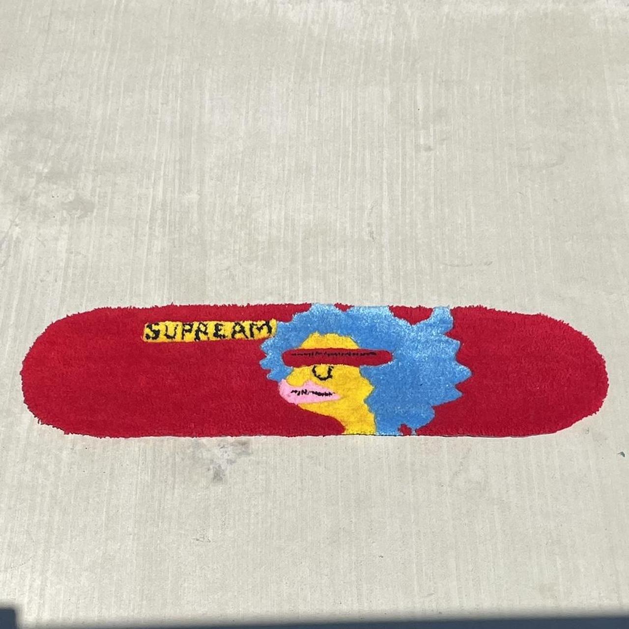 Custom handmade supreme skateboard rug 33in wide and... | Depop