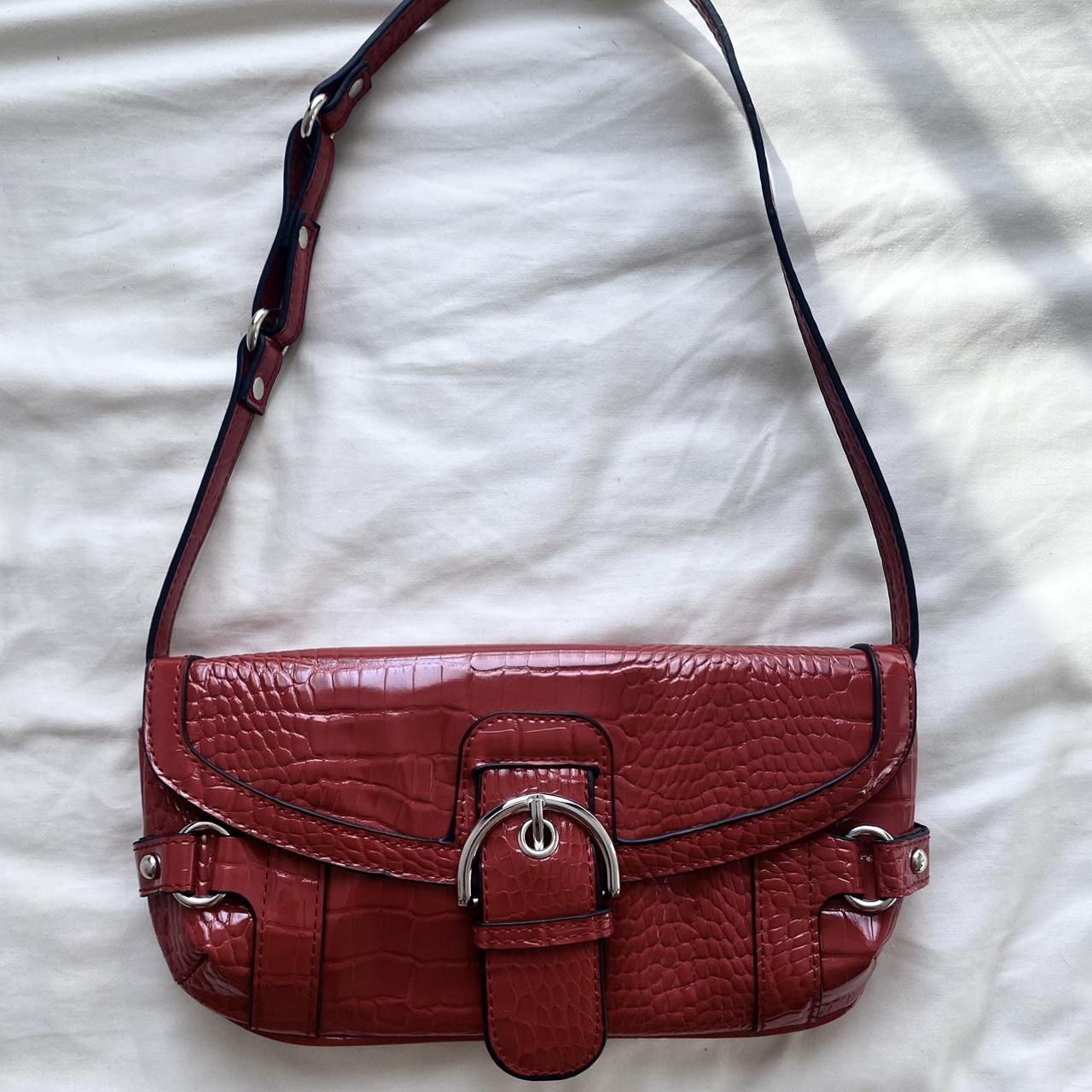 Mango Women's Red Bag | Depop