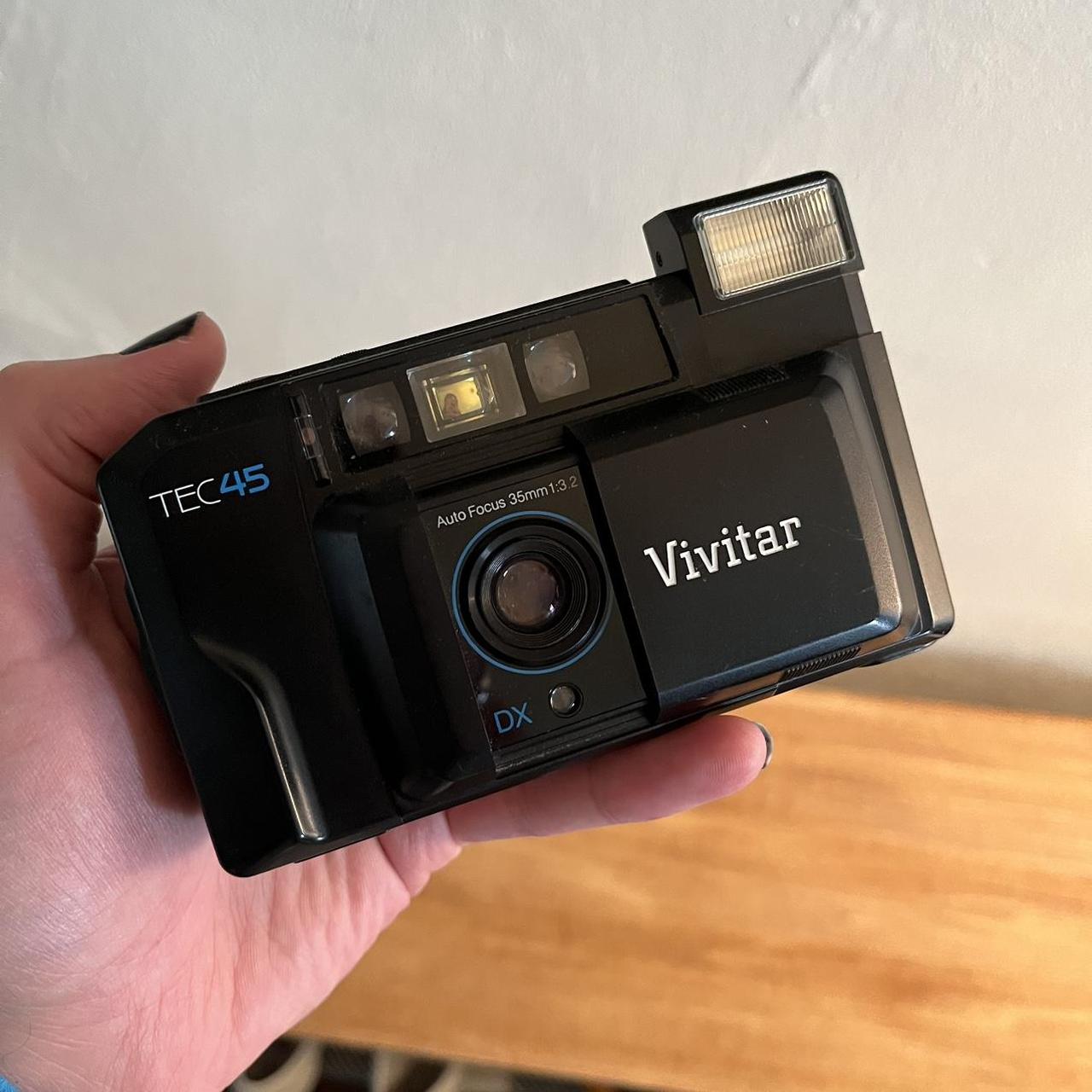 Vivitar Black and Blue Cameras-and-accessories | Depop