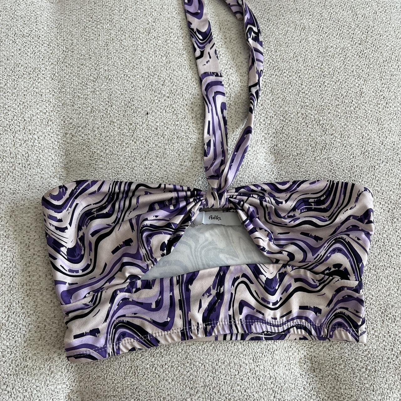 Crop Top From Adika Size S Fits Xs Too Purple Depop