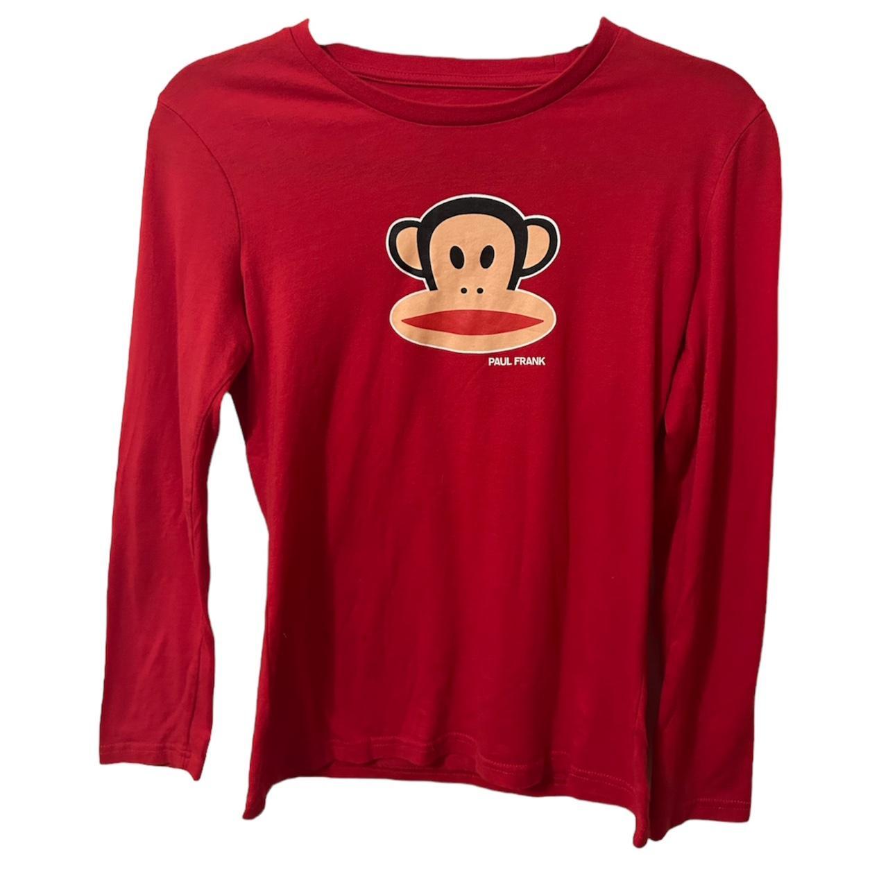 Paul Frank Women's Red T-shirt | Depop