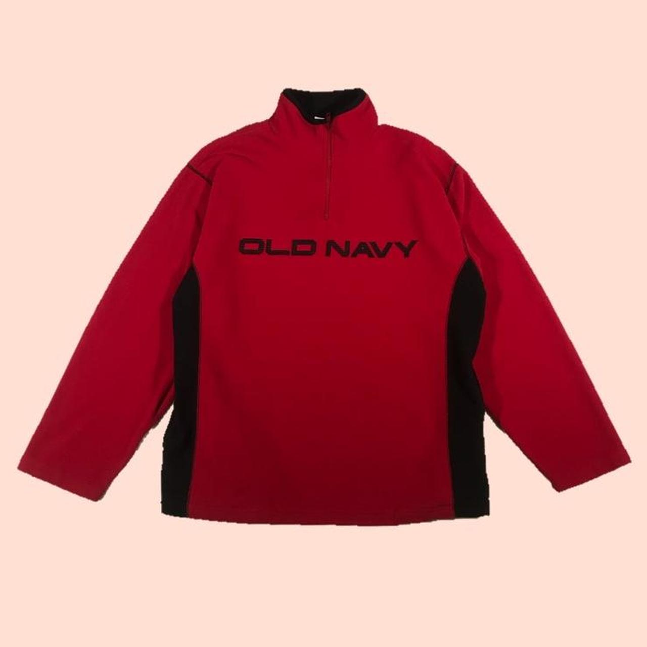 Vintage retro Old Navy red fleece. This is a boys... - Depop