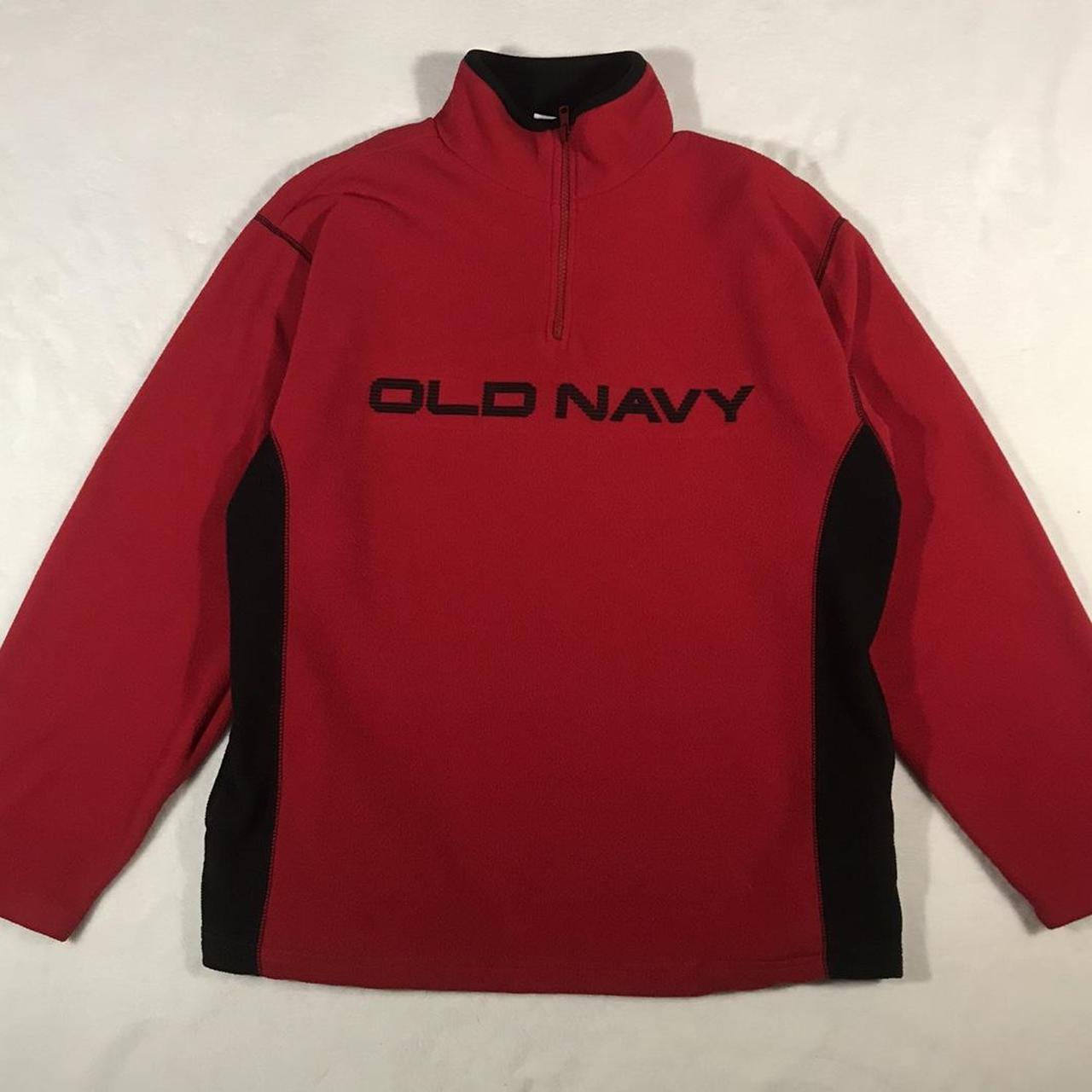 Vintage retro Old Navy red fleece. This is a boys... - Depop