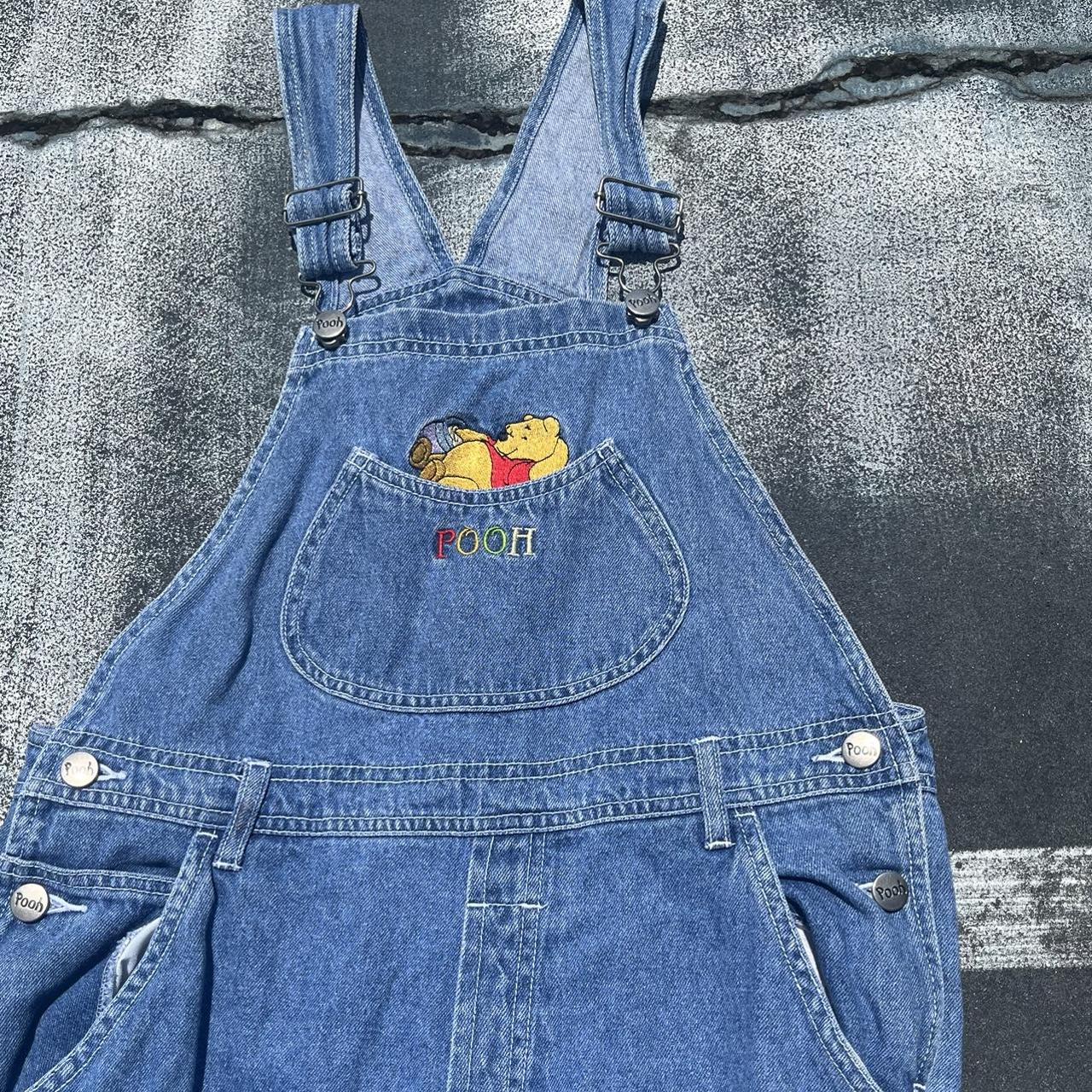 Disney Women's Blue Dungarees-overalls | Depop