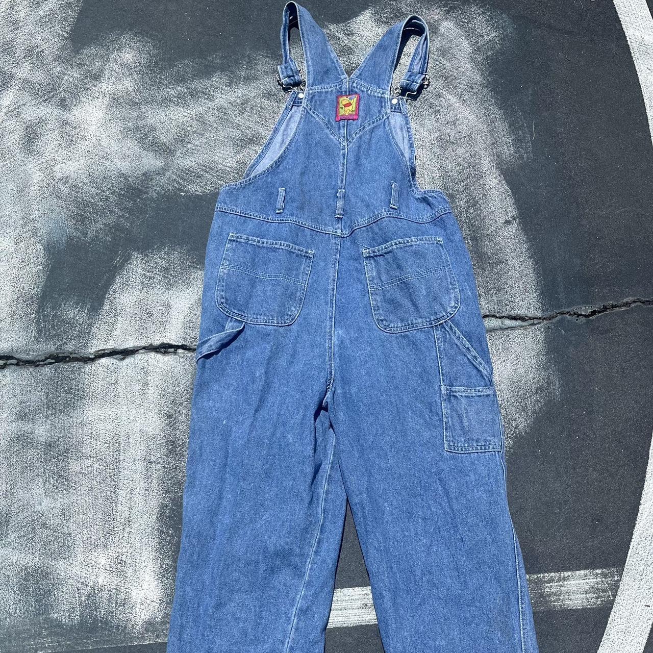 Disney Women's Blue Dungarees-overalls | Depop