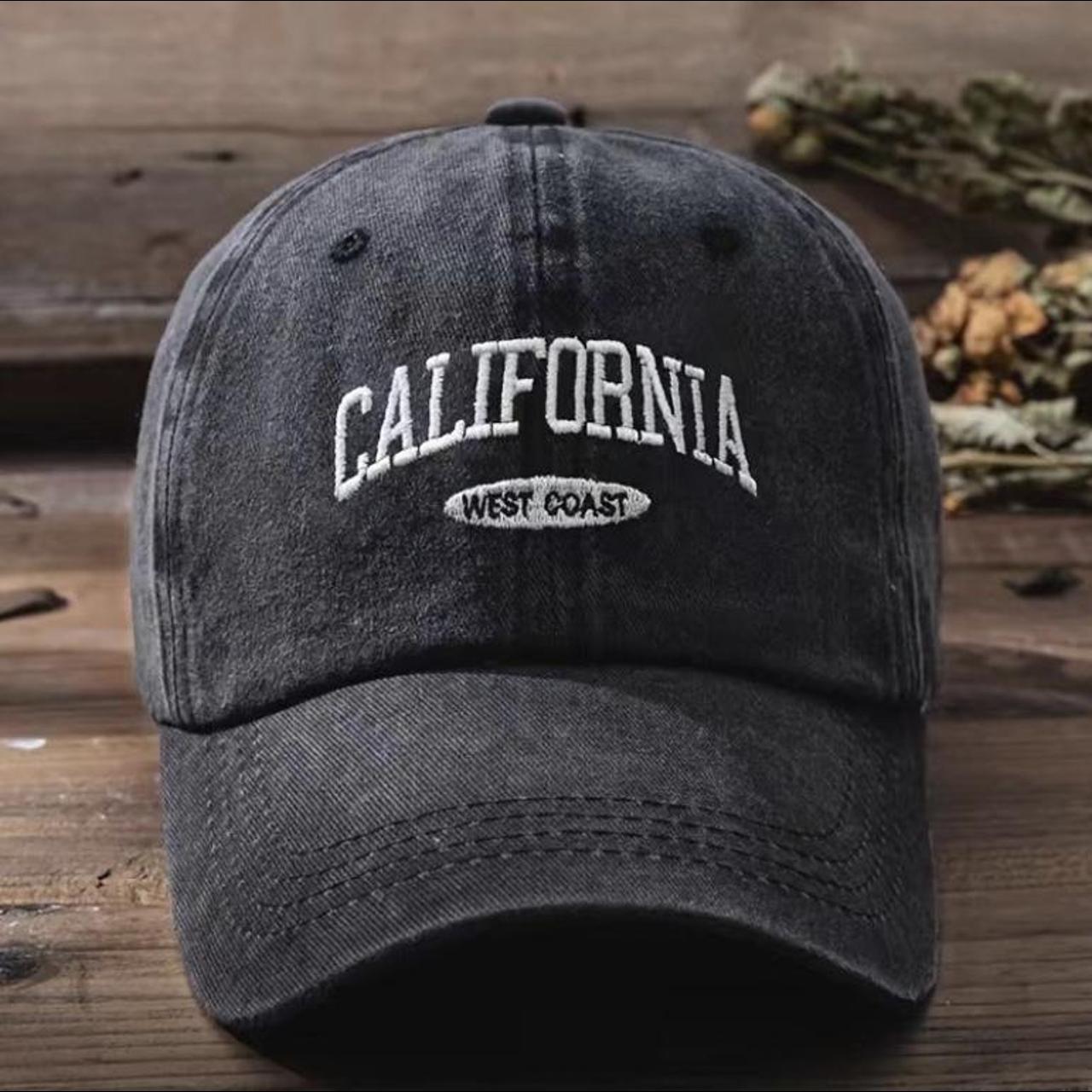 Grey Vintage California Baseball Cap 🧢 Classic... - Depop