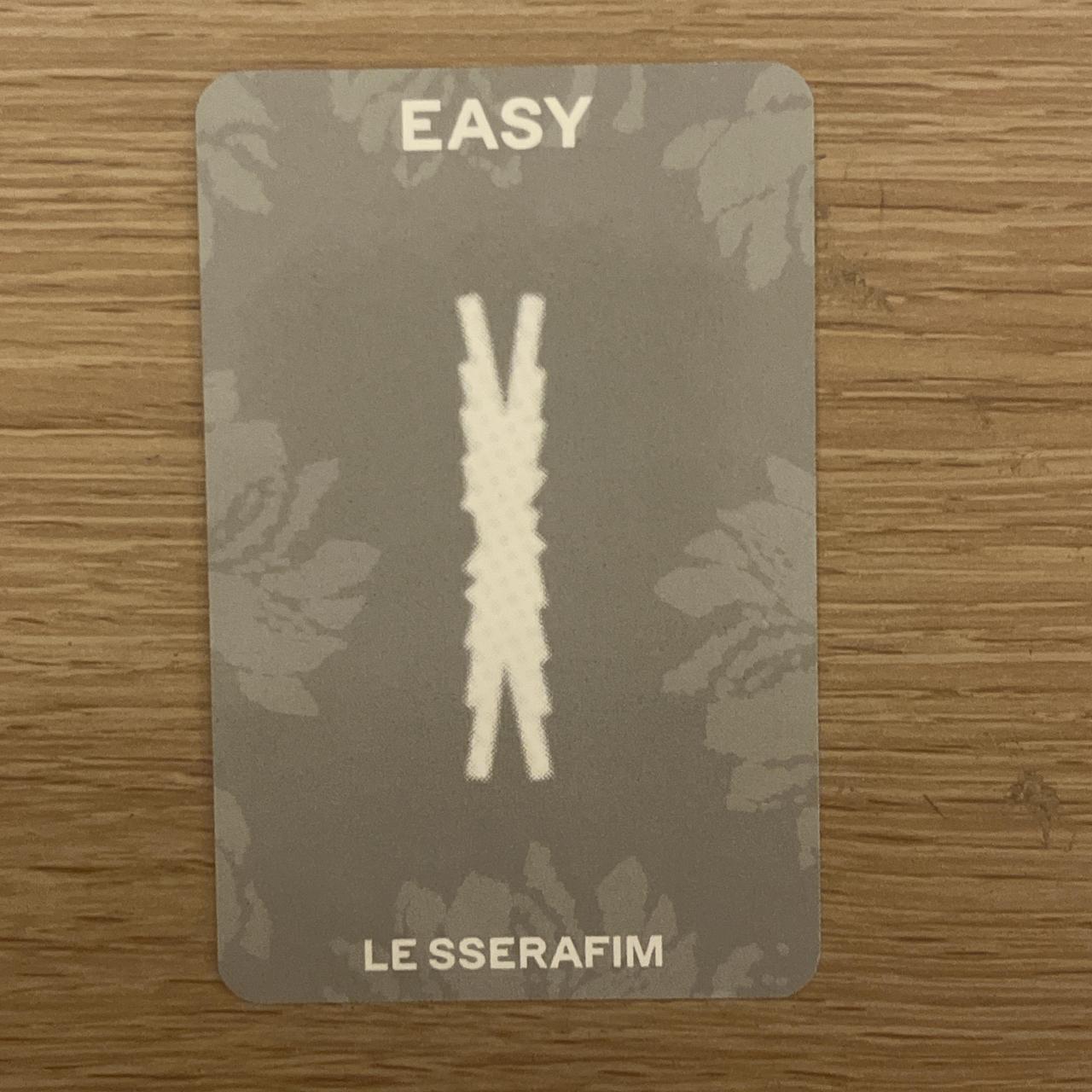 le sserafim [easy] kazuha pre-order benefit - yes24... - Depop