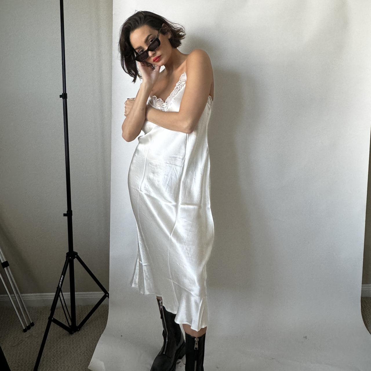 intimissimi - silk dress - size M #intimissimi... - Depop