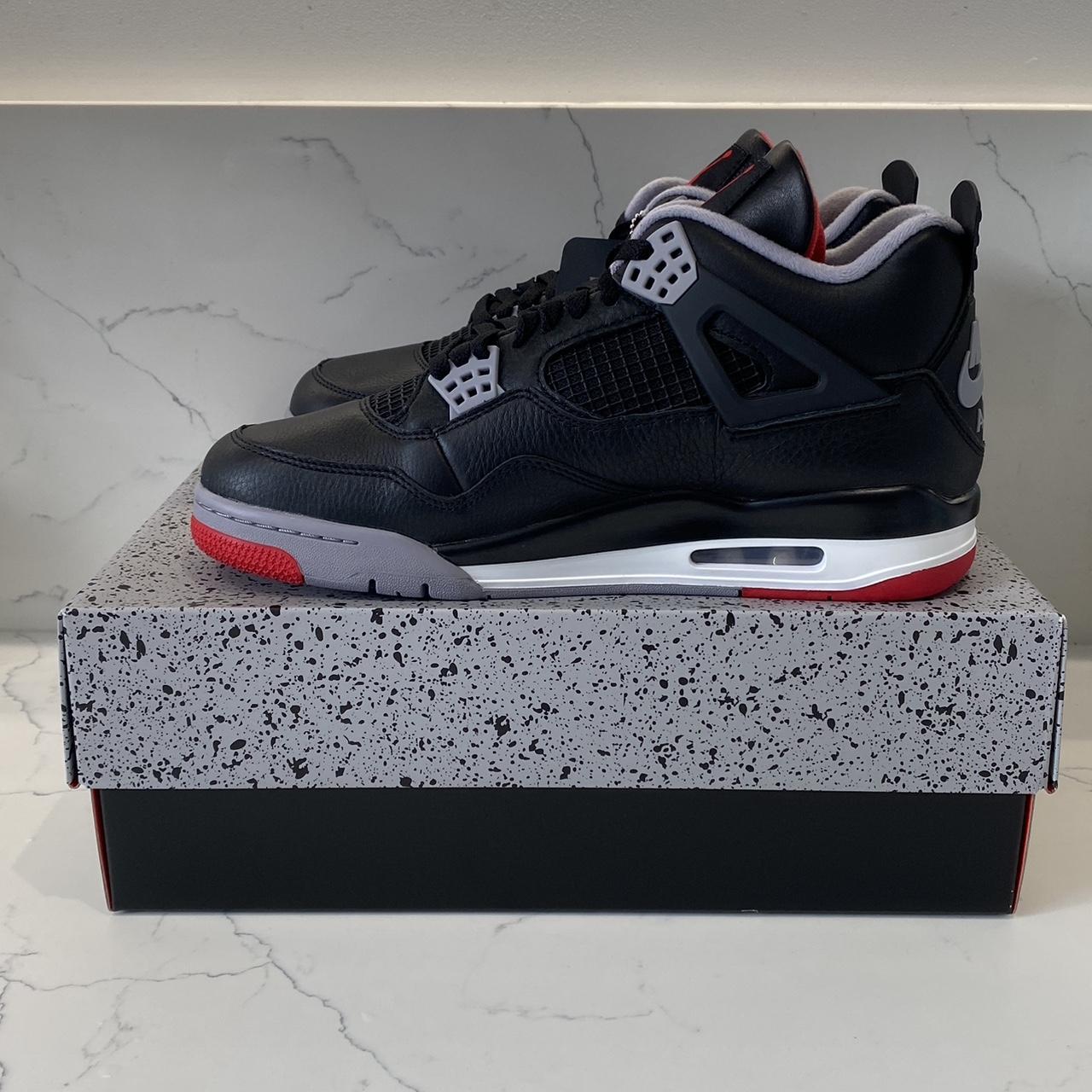 Nike air Jordan 4 Bred Reimagined Size Uk 10 - Us... - Depop