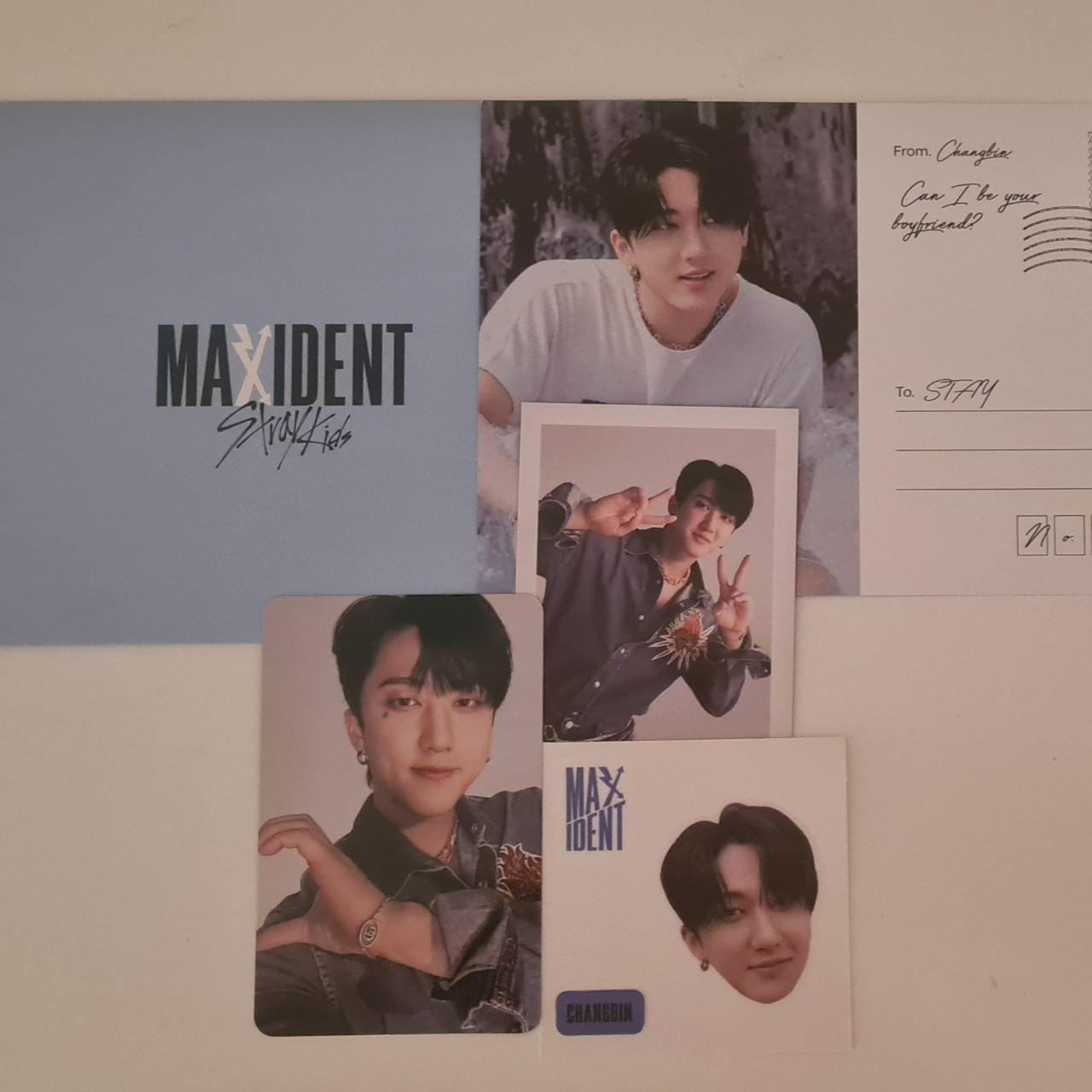 Offical Stray Kids Changbin Maxident Set Instant... - Depop