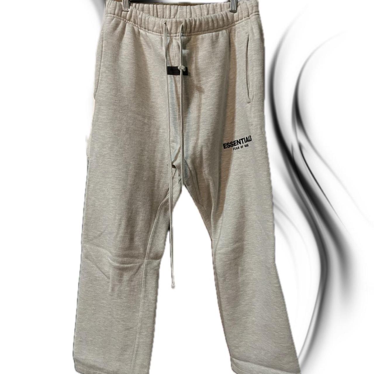 Essentials Sweatpants S/M Grey - Depop