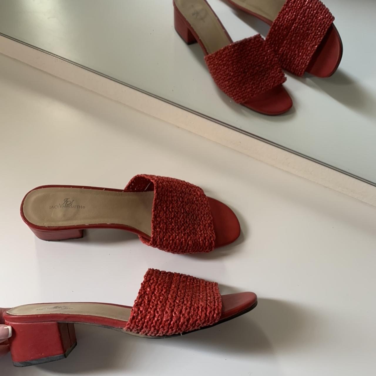 the cutest red #vintage #mules so comfy & cute no... - Depop