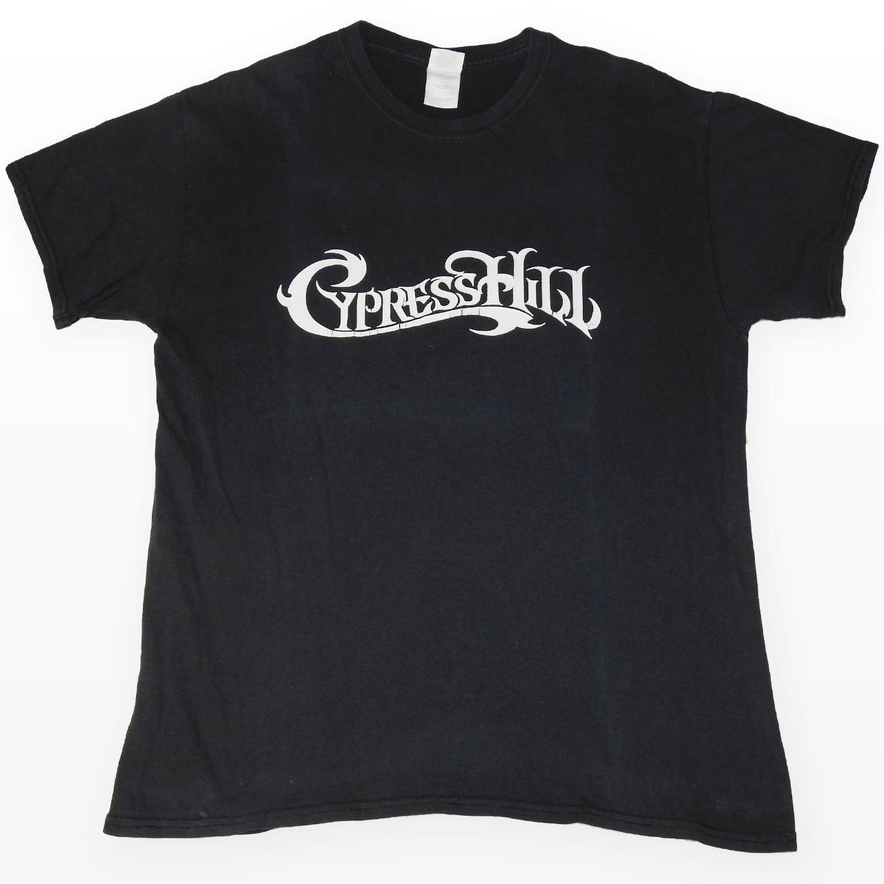 sick asf 2000s cypress hill logo tee, size large.... - Depop