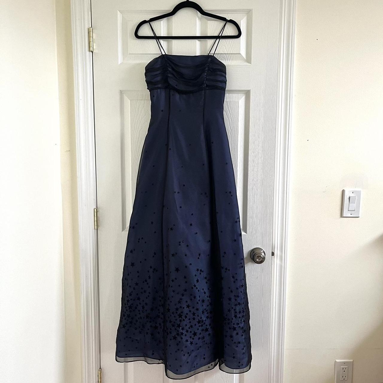 rare vintage 90s goth star prom dress!! this dress... - Depop