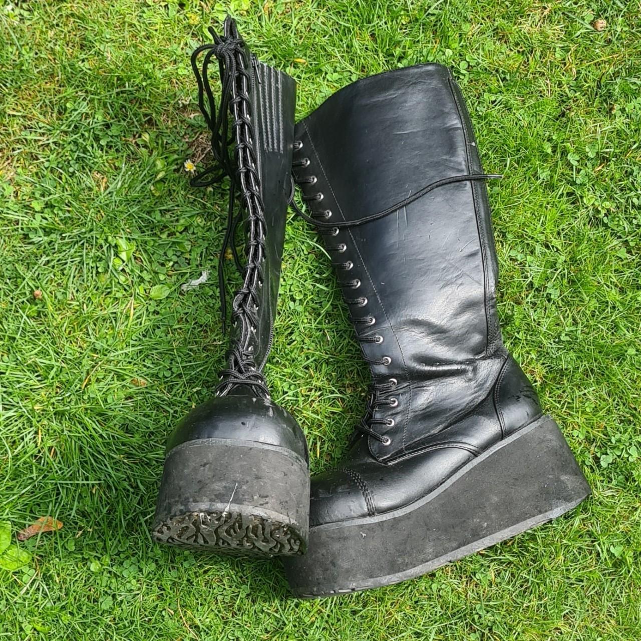 Demonia platform boots 7 Usa 9 eu 40 uk 7 true to... - Depop