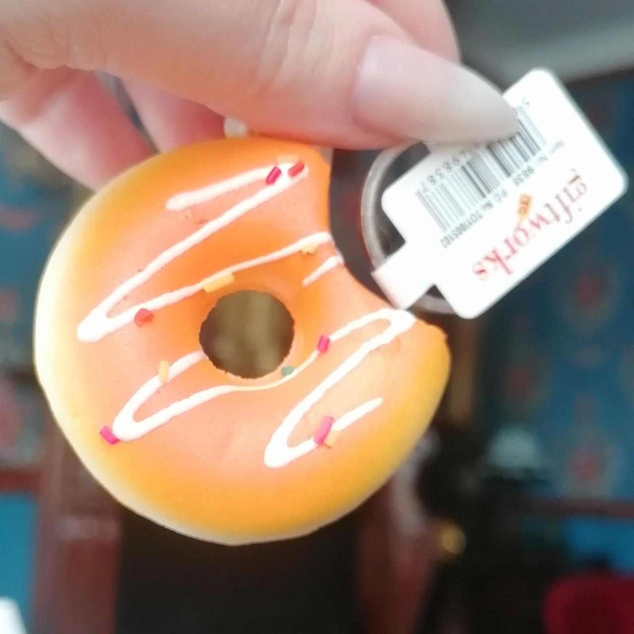 Bakery Donut squishy keyring Key Chain ring gift... - Depop