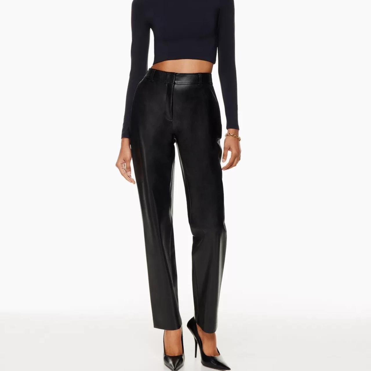aritzia command leather pant Amazing quality pants,... - Depop