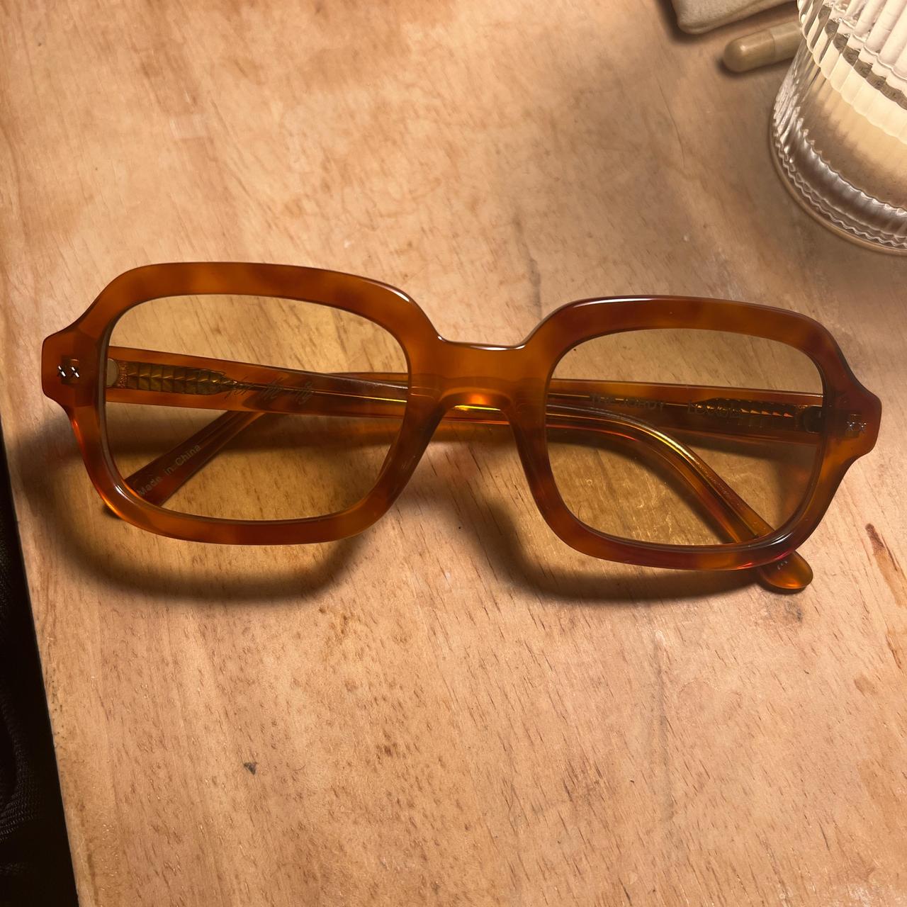 LEXXOLA Jordy Tortoise / yellow Worn once, comes... - Depop