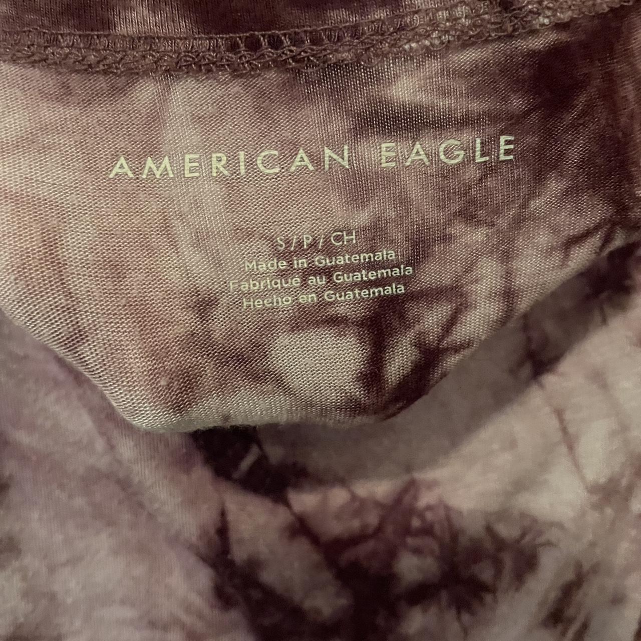 American Eagle tie dye tank Burgundy tie dye Very... - Depop