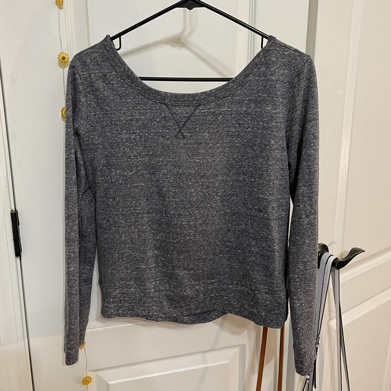 Delia’s Sweater/Long Sleeve top size small, back cut... - Depop
