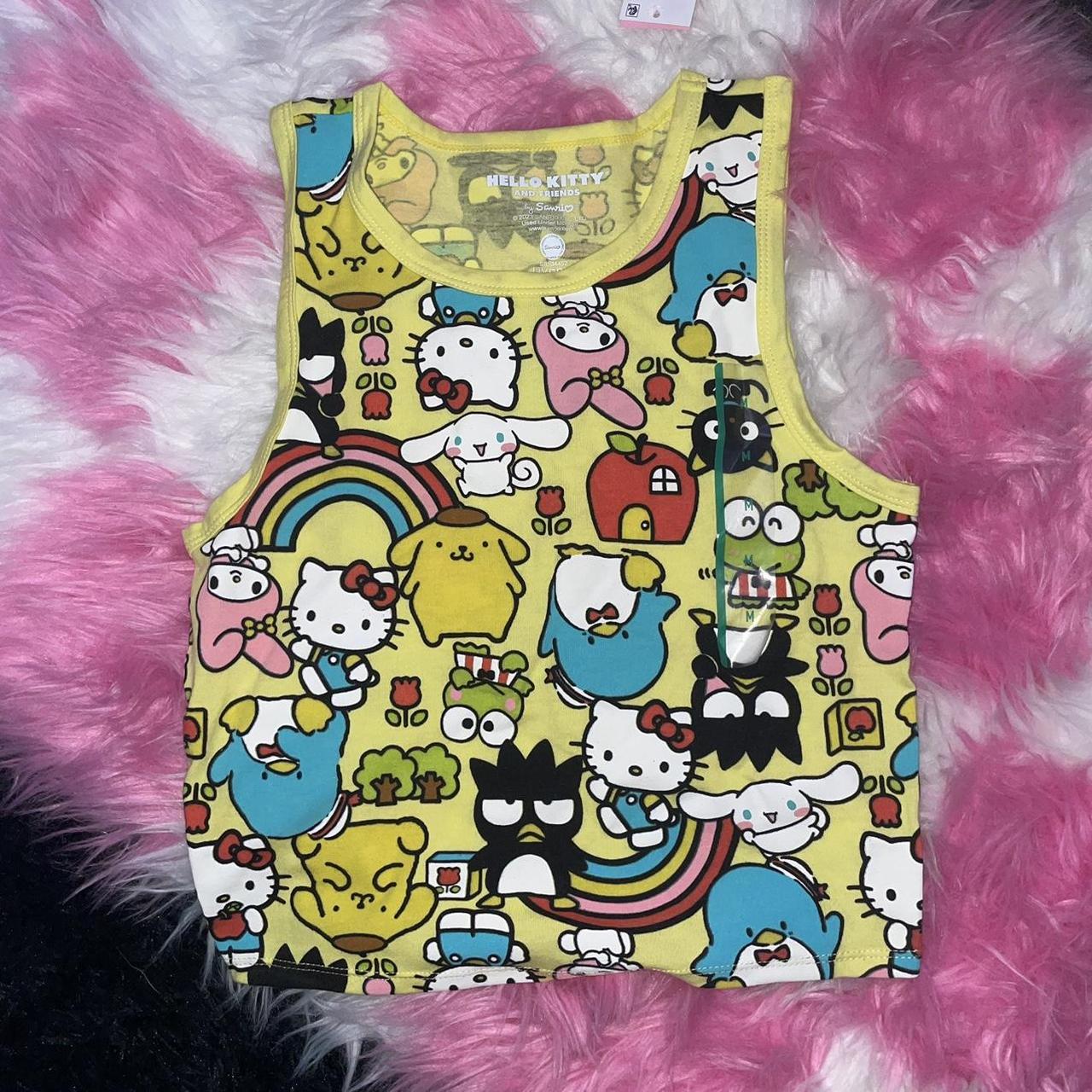 Hello Kitty #sanrio and Friends cropped tank top - Depop