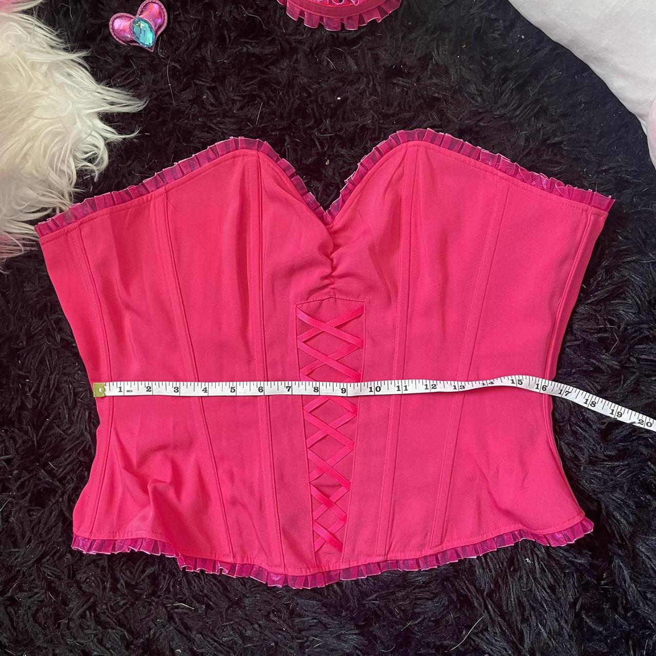 Princess Peach corset and skirt set, never worn.... - Depop
