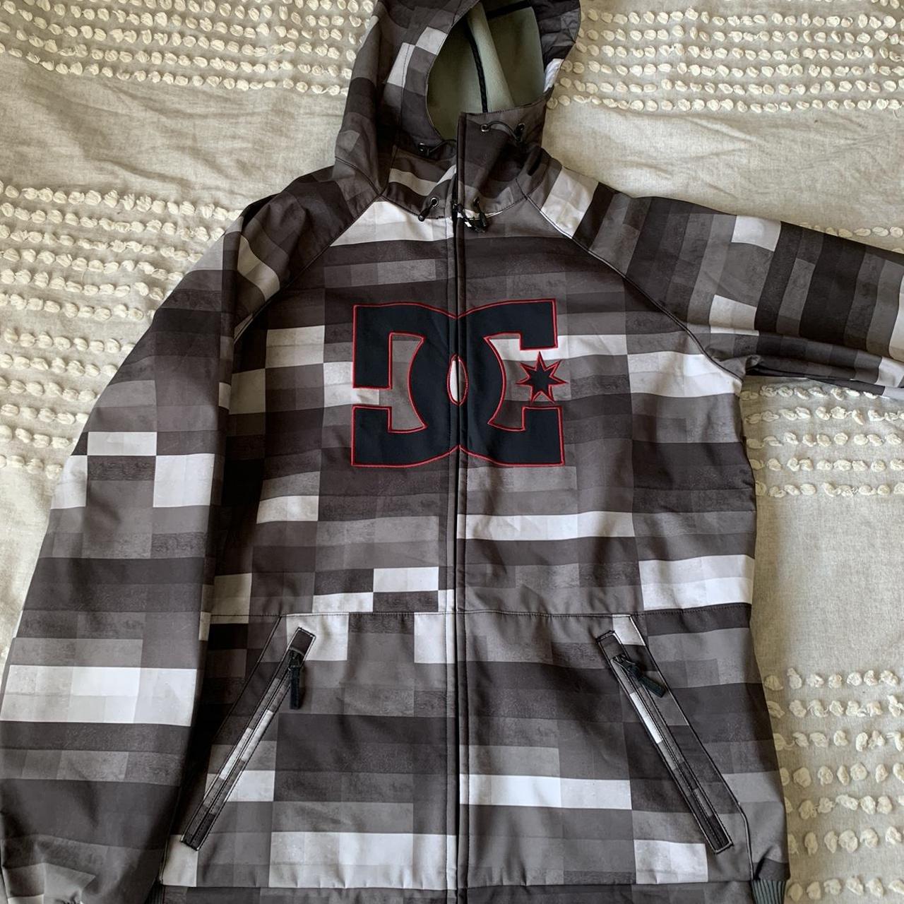 DC Shoes Men's Black and Grey Jacket | Depop