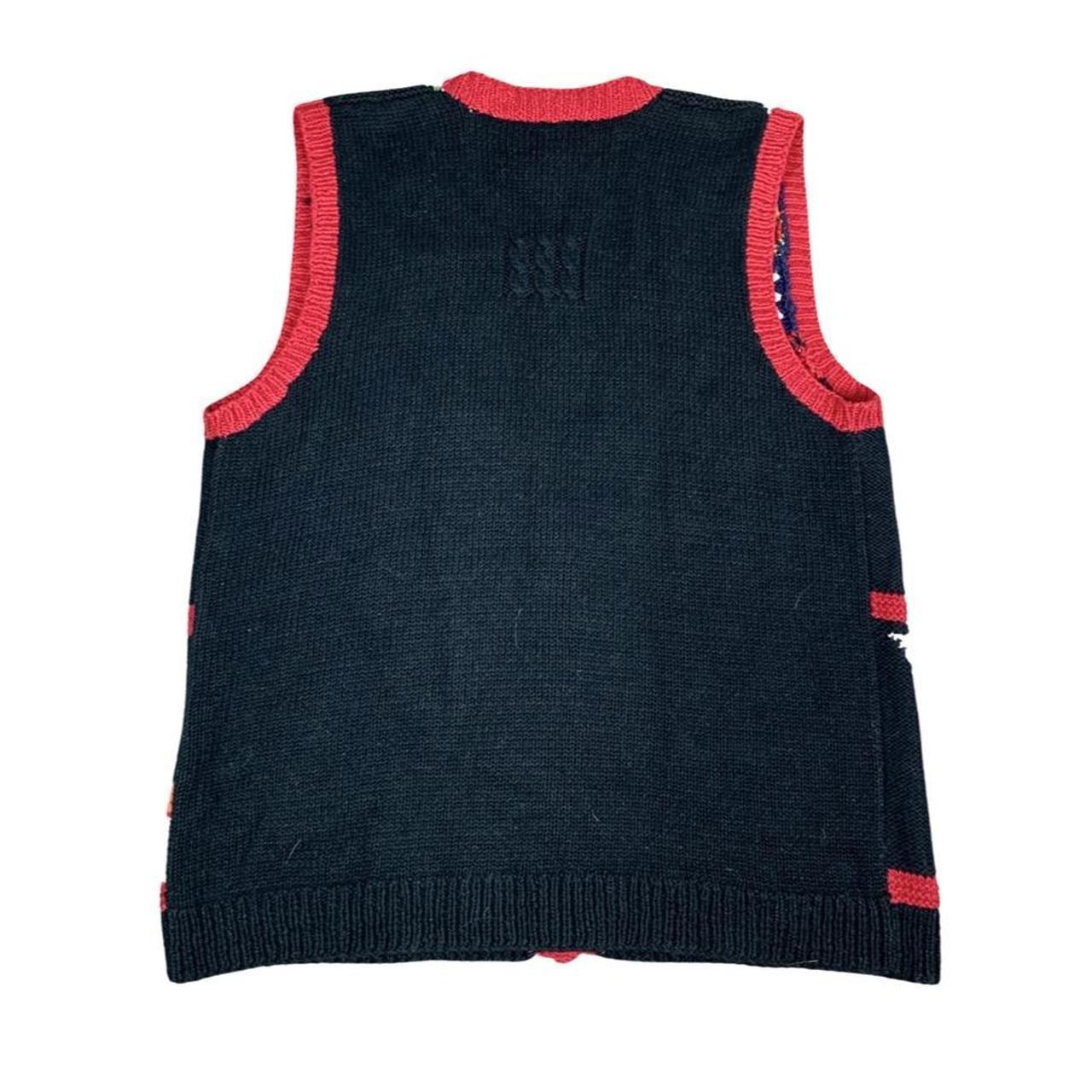 Vintage 90s Knit Book Cardigan Insane... - Depop