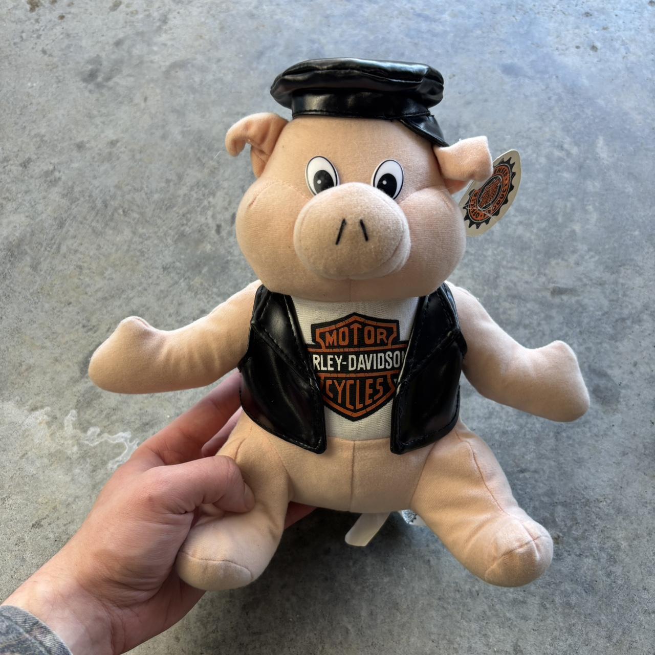 90s Harley Davidson Biker Stuffed Animal Plushie... | Depop
