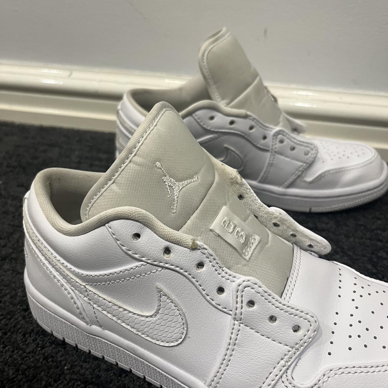 white jordan’s bought without laces but happy to... - Depop
