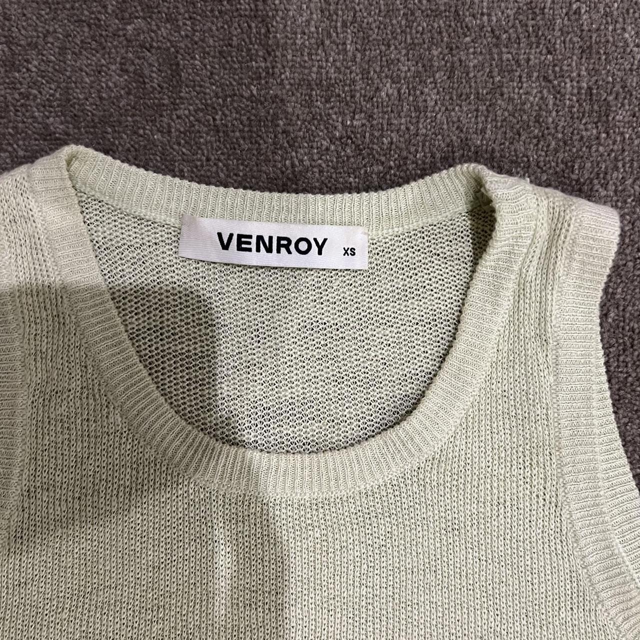 Venroy gradient tank 100% linen Size Xs Minor... - Depop