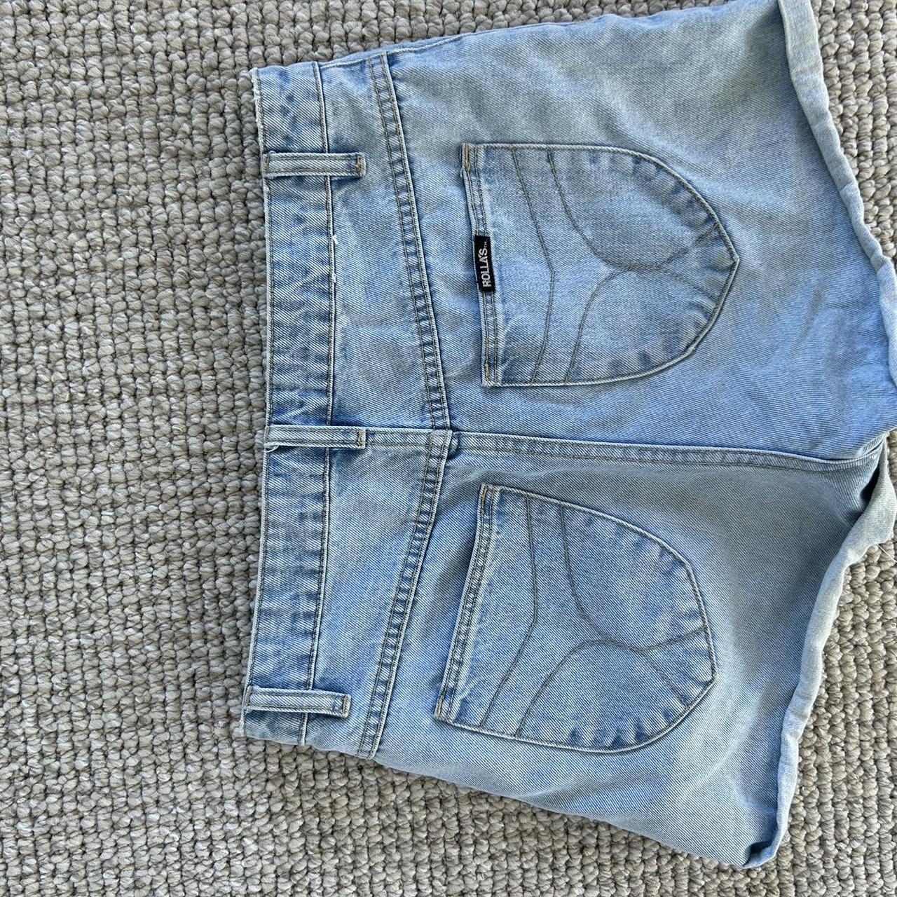 Rolla’s denim shorts - high rise slim Size 28 -... - Depop