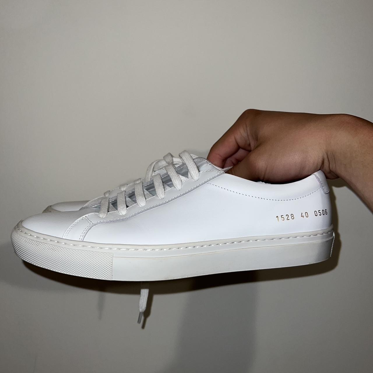 Common Projects Men's White Trainers | Depop