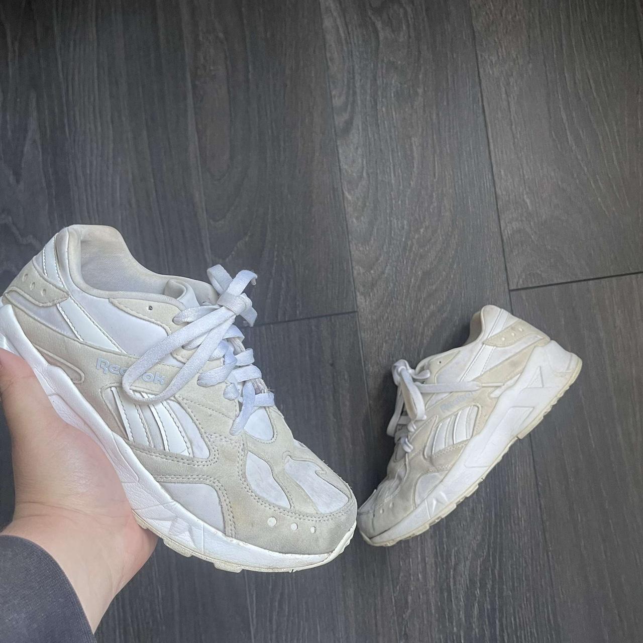 👟 Chunky Reebok trainers 📐 Size: 5.5 UK 💥 Condition:... | Depop