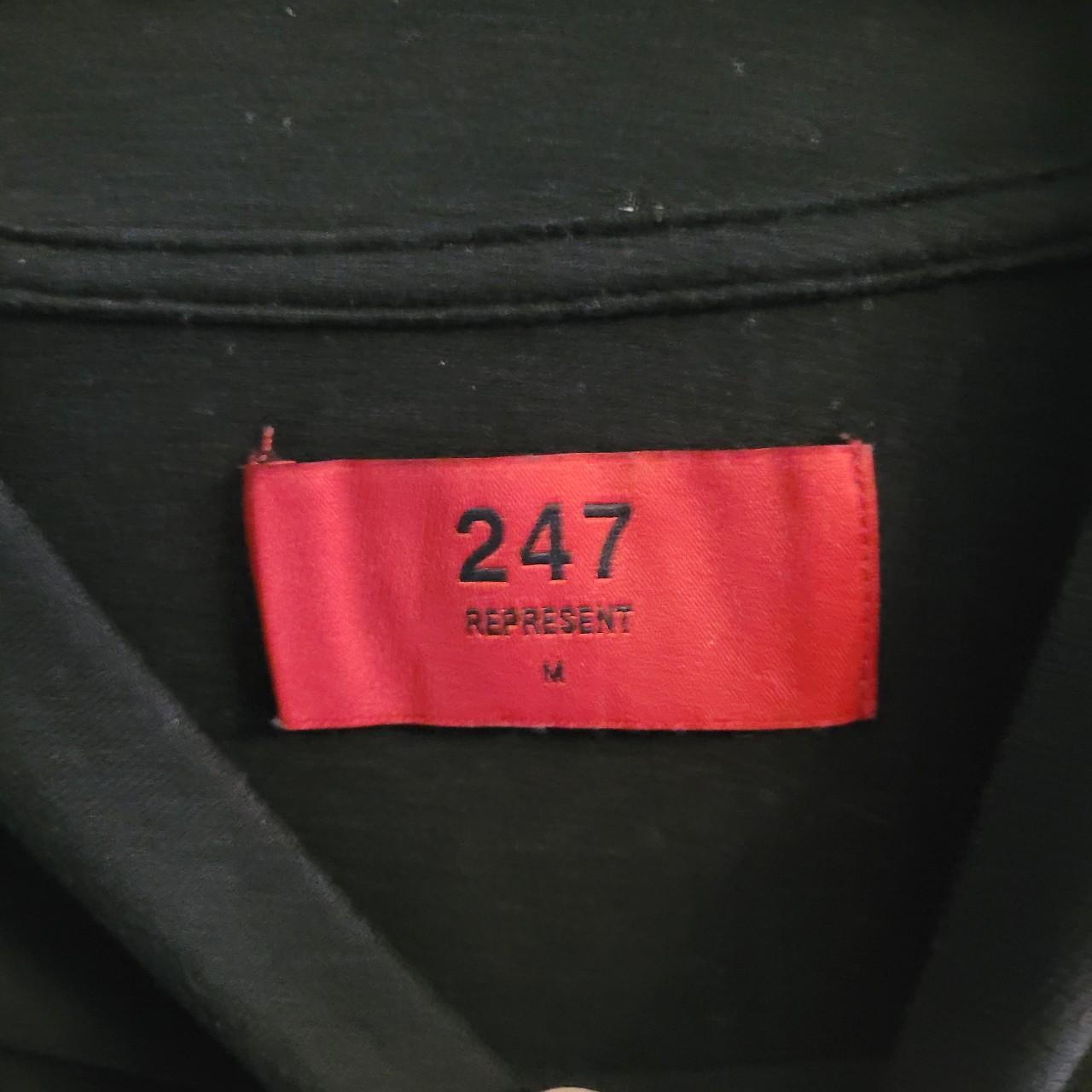 Black represent 247 size m t-shirt - Depop