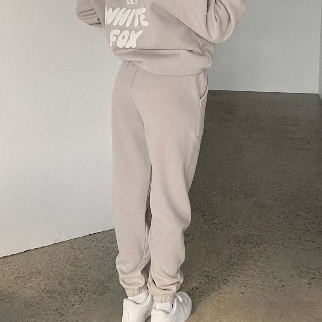 White fox off stage moon trackpants Only worn few... - Depop