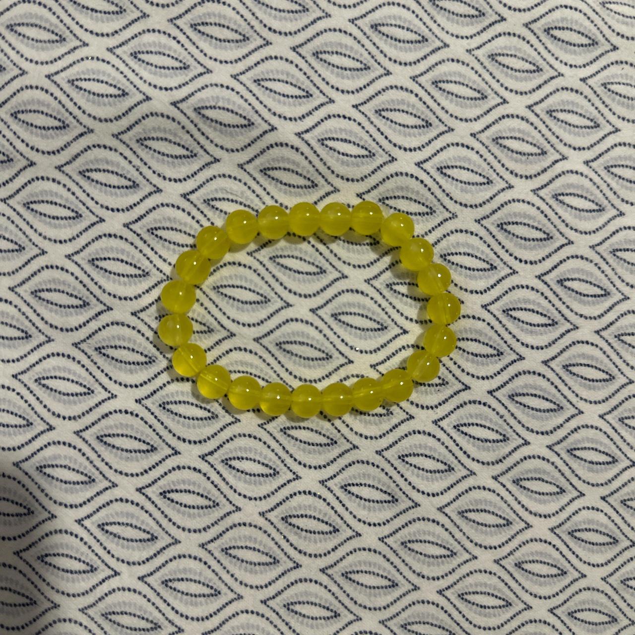 yellow bracelet from shein worn once for a dora the... - Depop