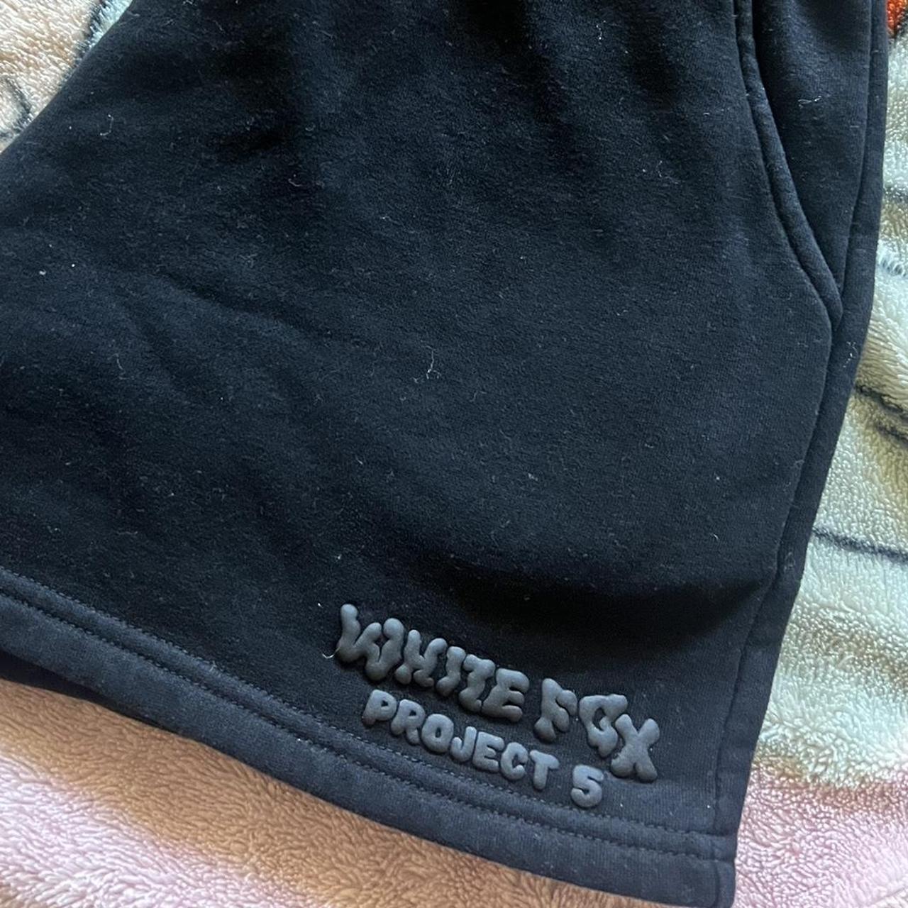 white fox project 5 shorts basically brand new, worn... - Depop