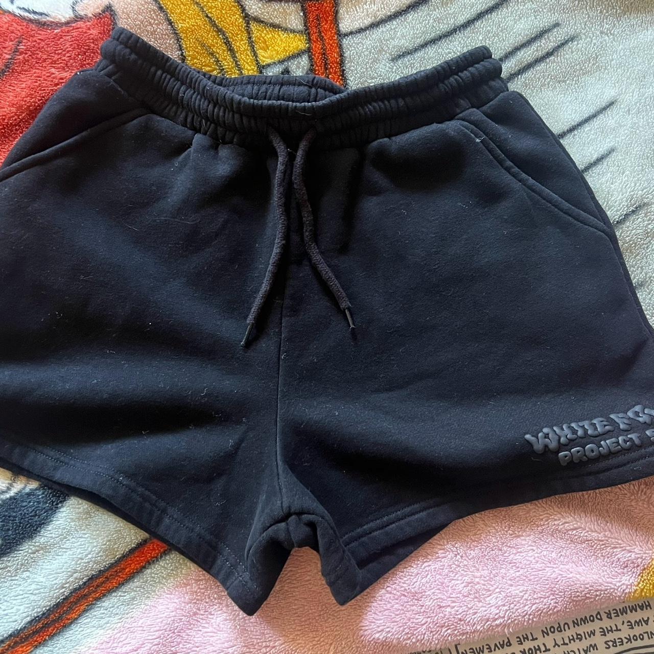 white fox project 5 shorts basically brand new, worn... - Depop