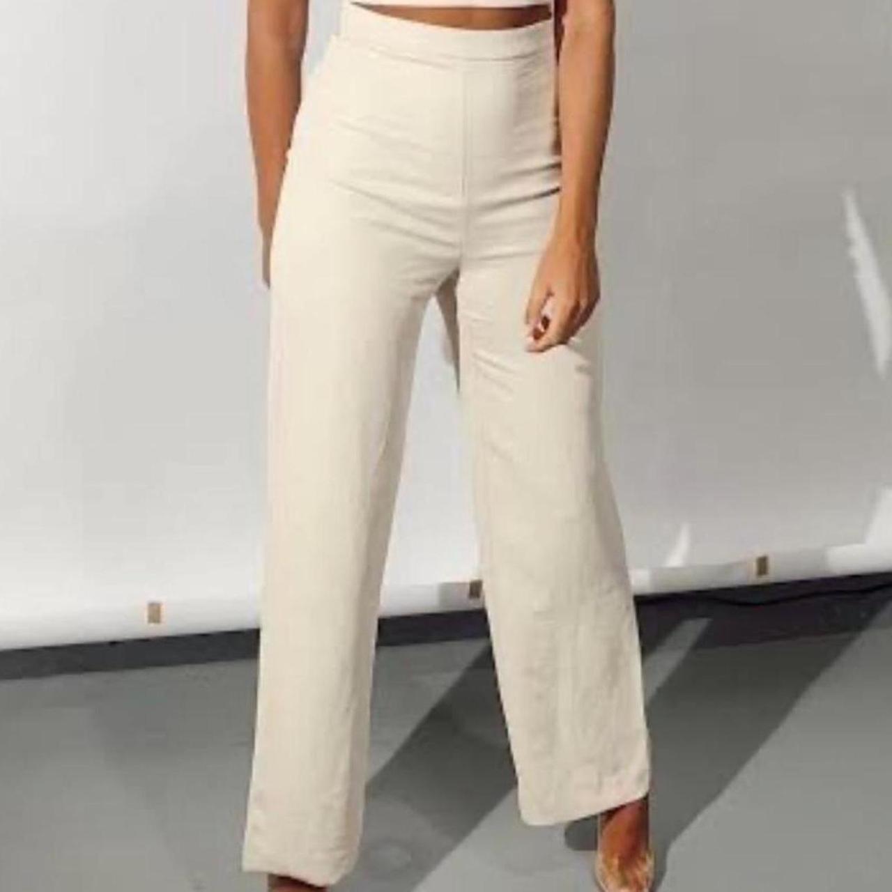 Kookai Nelly Pants Tapioca colour Size 40 - Depop