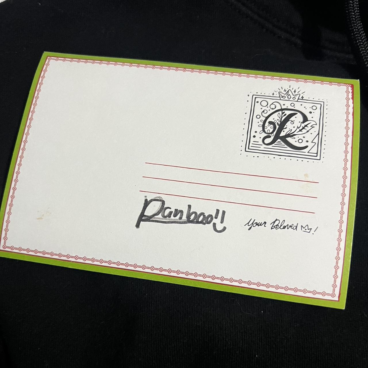 signed ranboo christmas card from 2021 christmas... | Depop