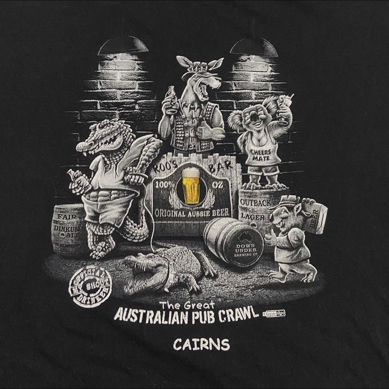 Australia The Great Australian Pub Crawl mens shirt... - Depop