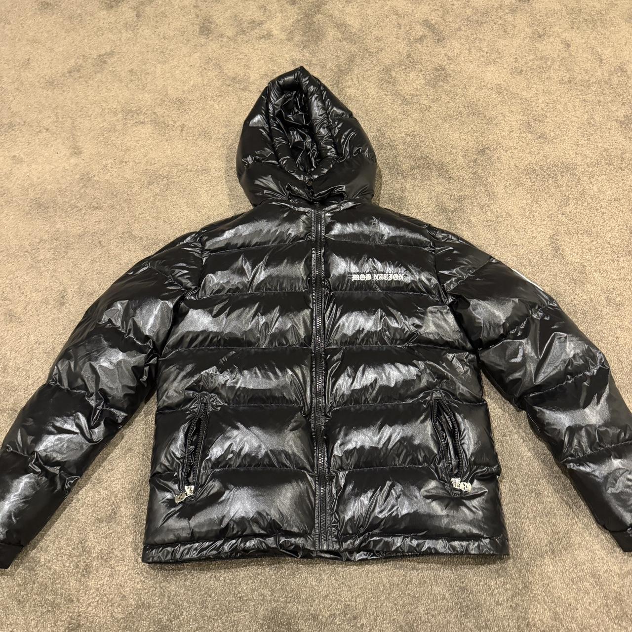 large mob nation shiny jacket. #jacket - Depop