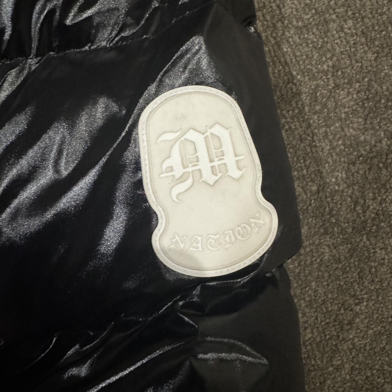 large mob nation shiny jacket. #jacket - Depop