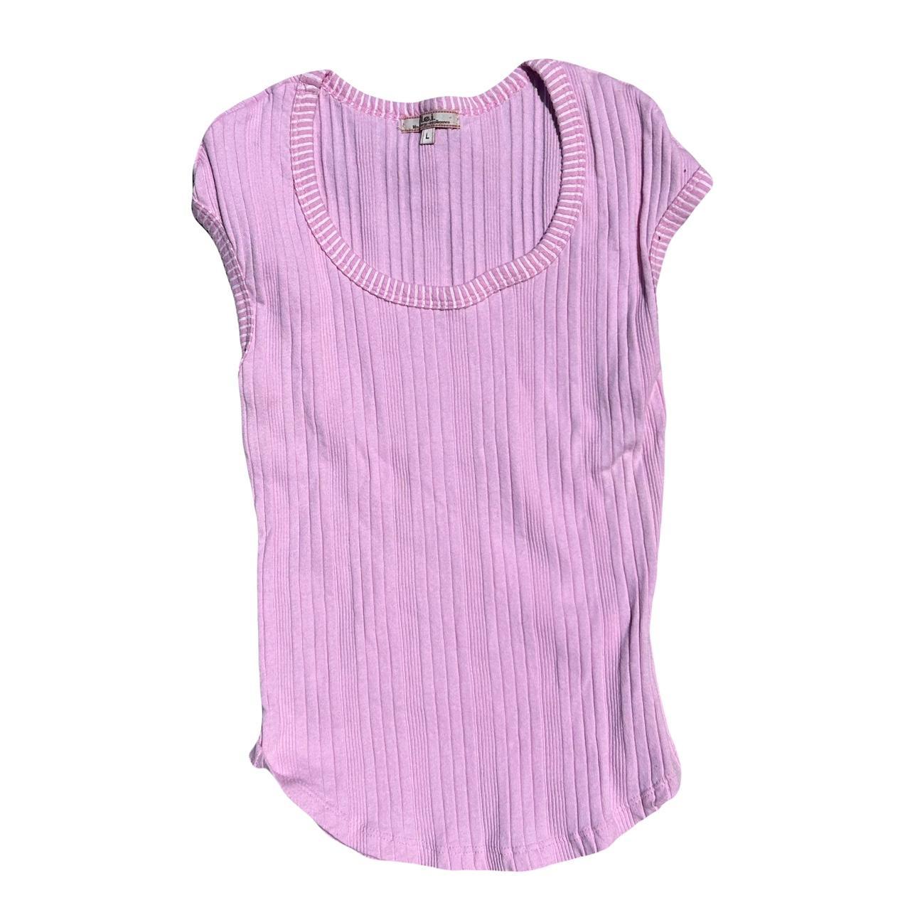 Vintage Lei bubblegum pink baby ree / T-shirt with... - Depop