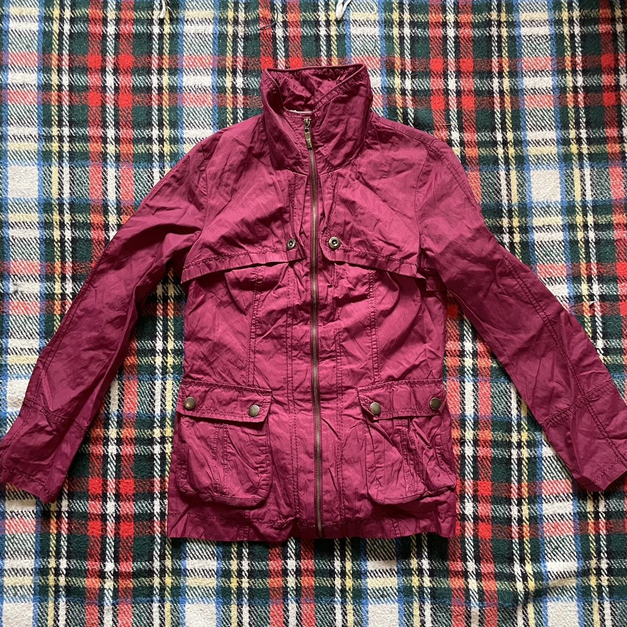 Vintage 00s burgundy rocha John rocha Parker... - Depop