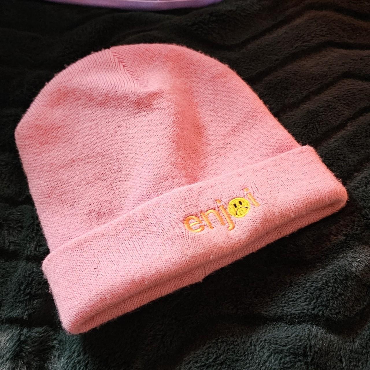 Enjoi pink beanie - Depop