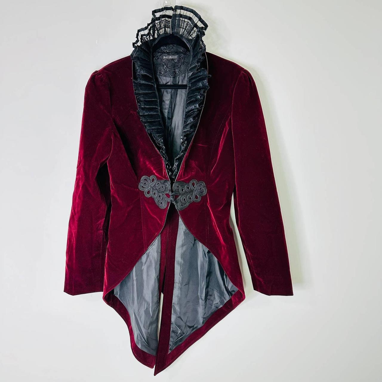 Devil Fashion Men's Vintage Tailcoat With Detachable... - Depop